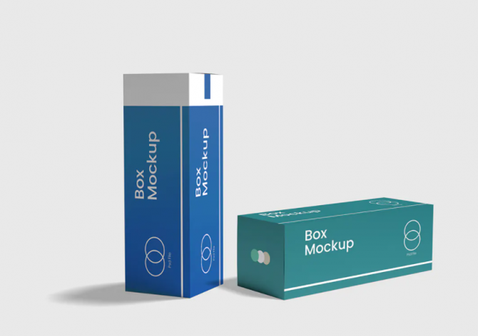 Mockup hộp giấy - Download Mockup miễn phí | Free Mockups | Mockups PSD