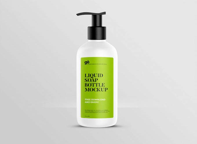 Mockup chai nước rửa tay - Download Mockup miễn phí | Free Mockups ...