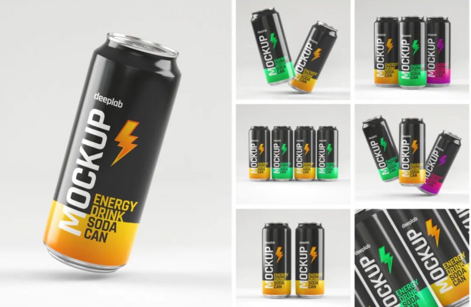 Mockup lon soda, coca - Download Mockup miễn phí | Free Mockups ...