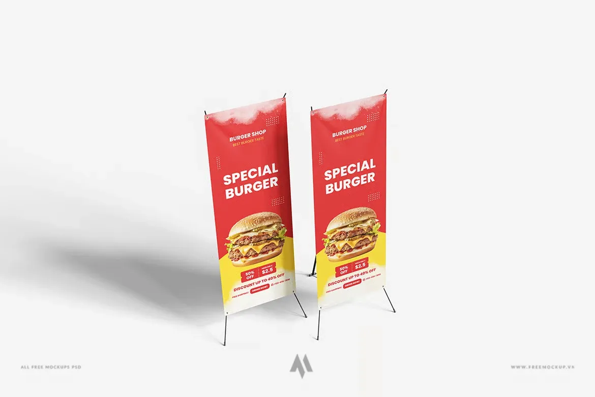 Mockup Standee Chữ X miễn phí - Download Mockup miễn phí | Free Mockups ...