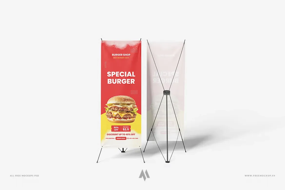 Mockup Standee Chữ X miễn phí - Download Mockup miễn phí | Free Mockups ...